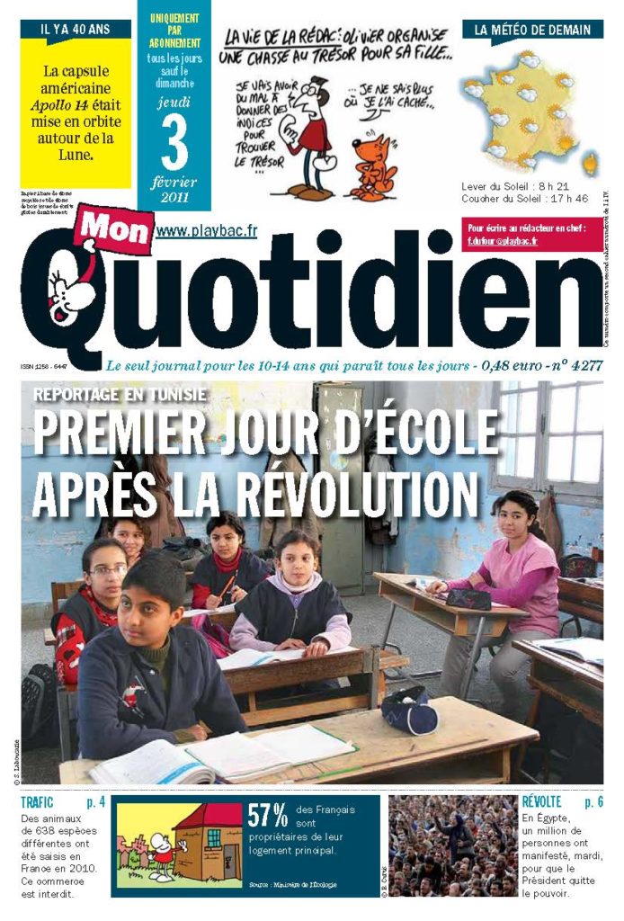 Mon Quotidien – L’Actu – Sandra Laboucarie